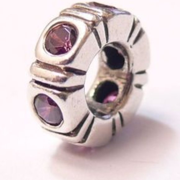 Pandora | Jewelry | Authentic Pandora Blue Trinity Spacer | Poshmark